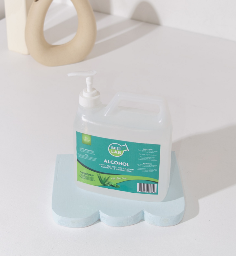 Aloe Vera 75% Ethyl Alcohol (1 Liter) | BestLab Philippines