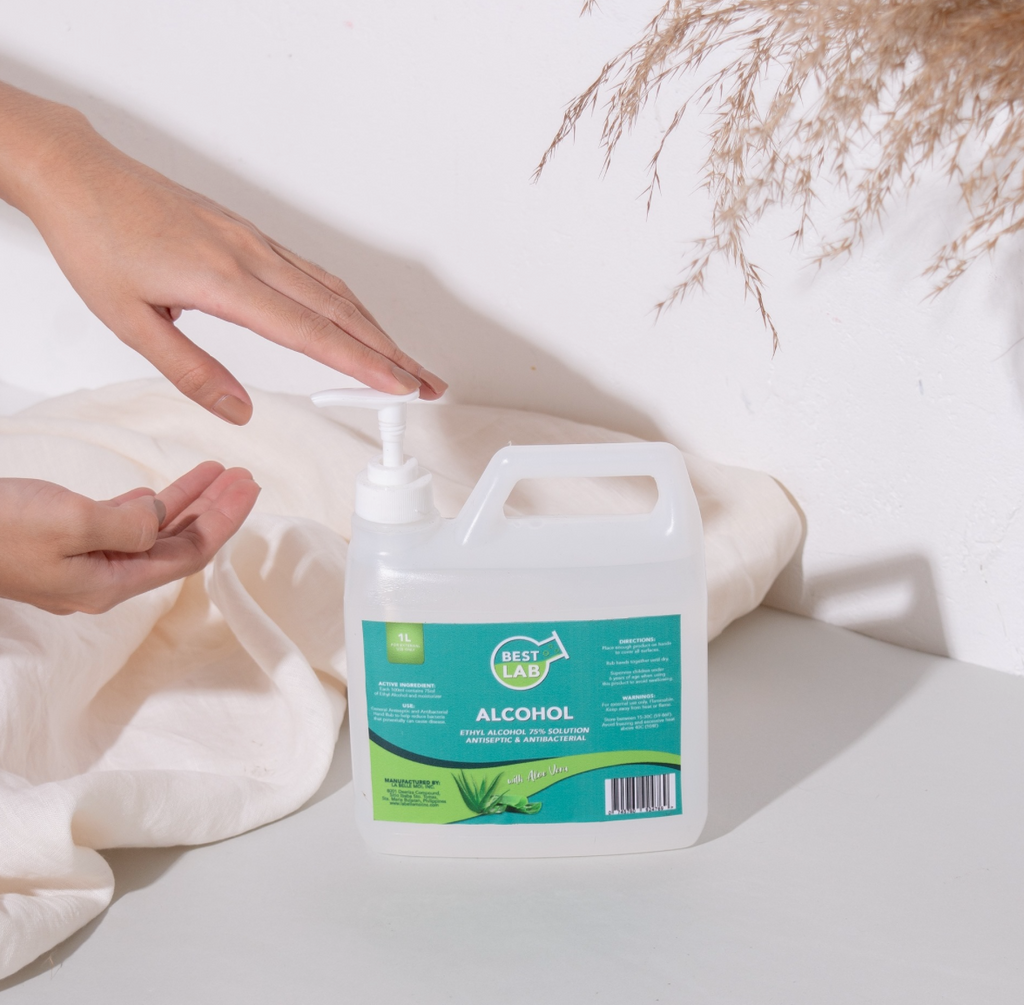 Aloe Vera 75% Ethyl Alcohol (1 Liter) | BestLab Philippines